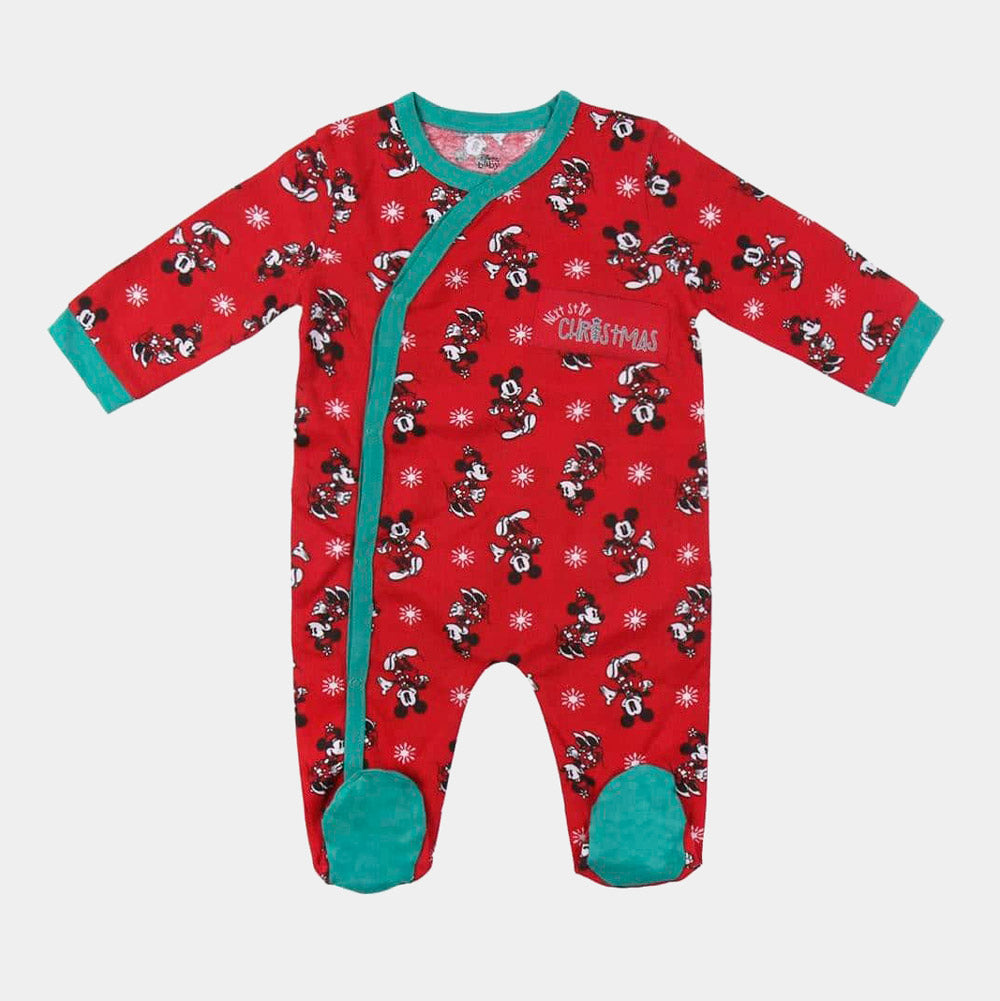 Pyjama Bébé Rouge Mickey – Pulls de Noel